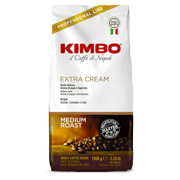 Kimbo Extra Cream 1kg | Espresso Kafa u Zrnu - Office Bite prodavnica